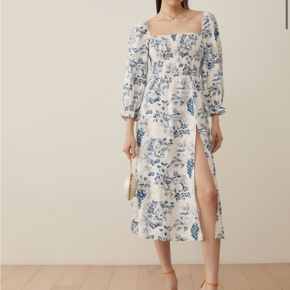 Reformation | Dresses | Reformation Gitane Linen Dress Corsica | Poshmark